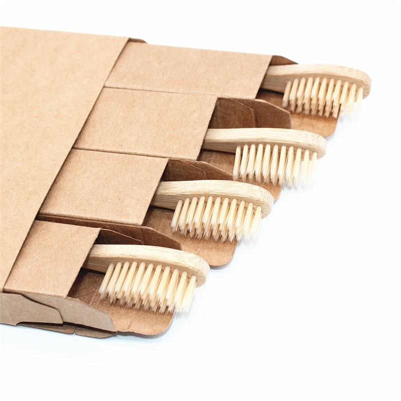 Bamboo Toothbrush Pack (4 Pieces) – Timeless Matter